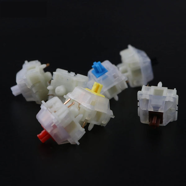 Gateron Milky Switches 5-pin Keyboard Switches for Mechanical Keyboard ...